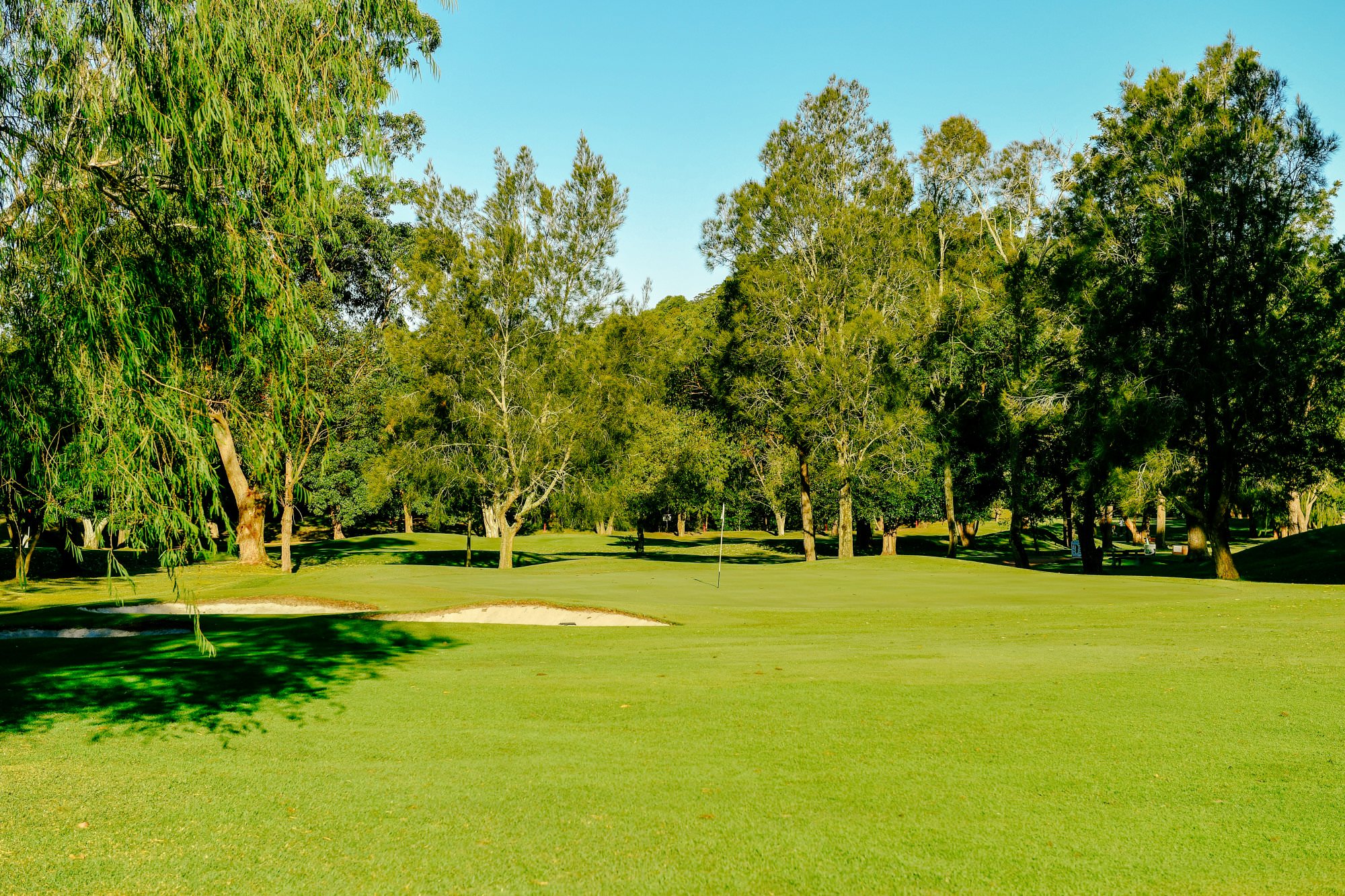10th Hole Fly-Over | Nelson Bay Golf Club