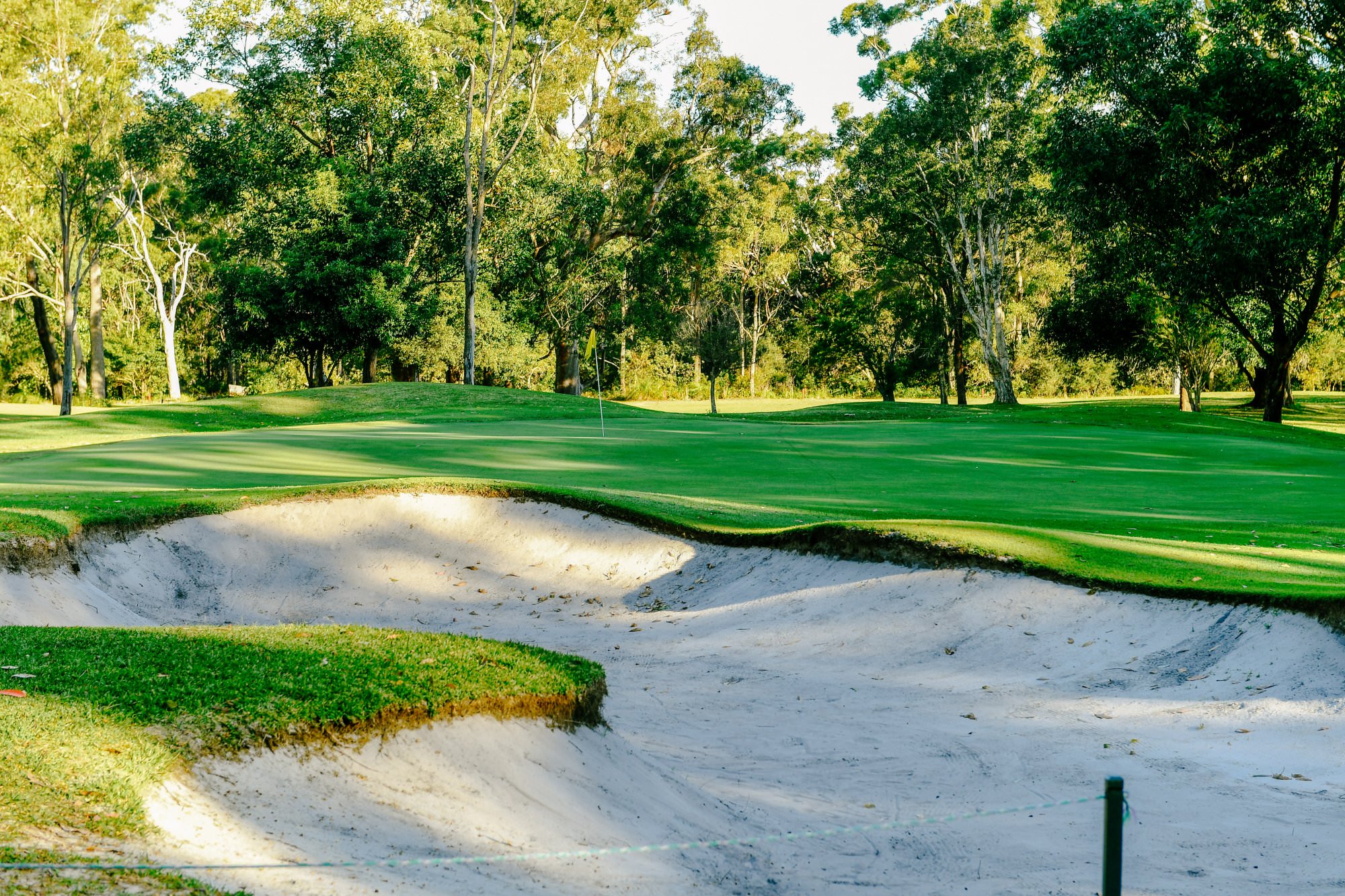 11th Hole Fly-Over | Nelson Bay Golf Club